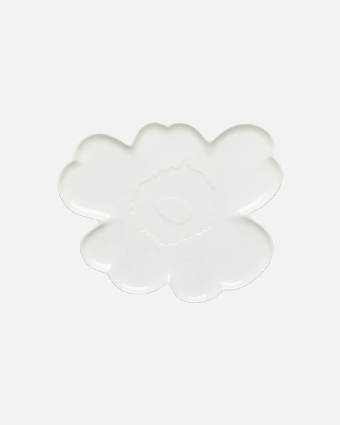 Unikko Shape Lautanen 32 Cm white — Studio Pazo