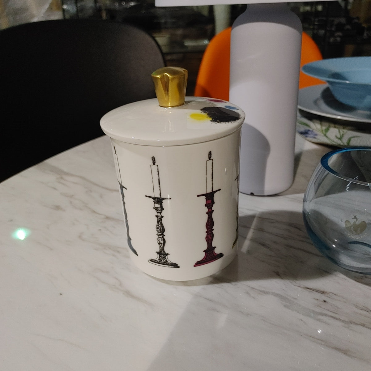Scented candle bone china — Studio Pazo