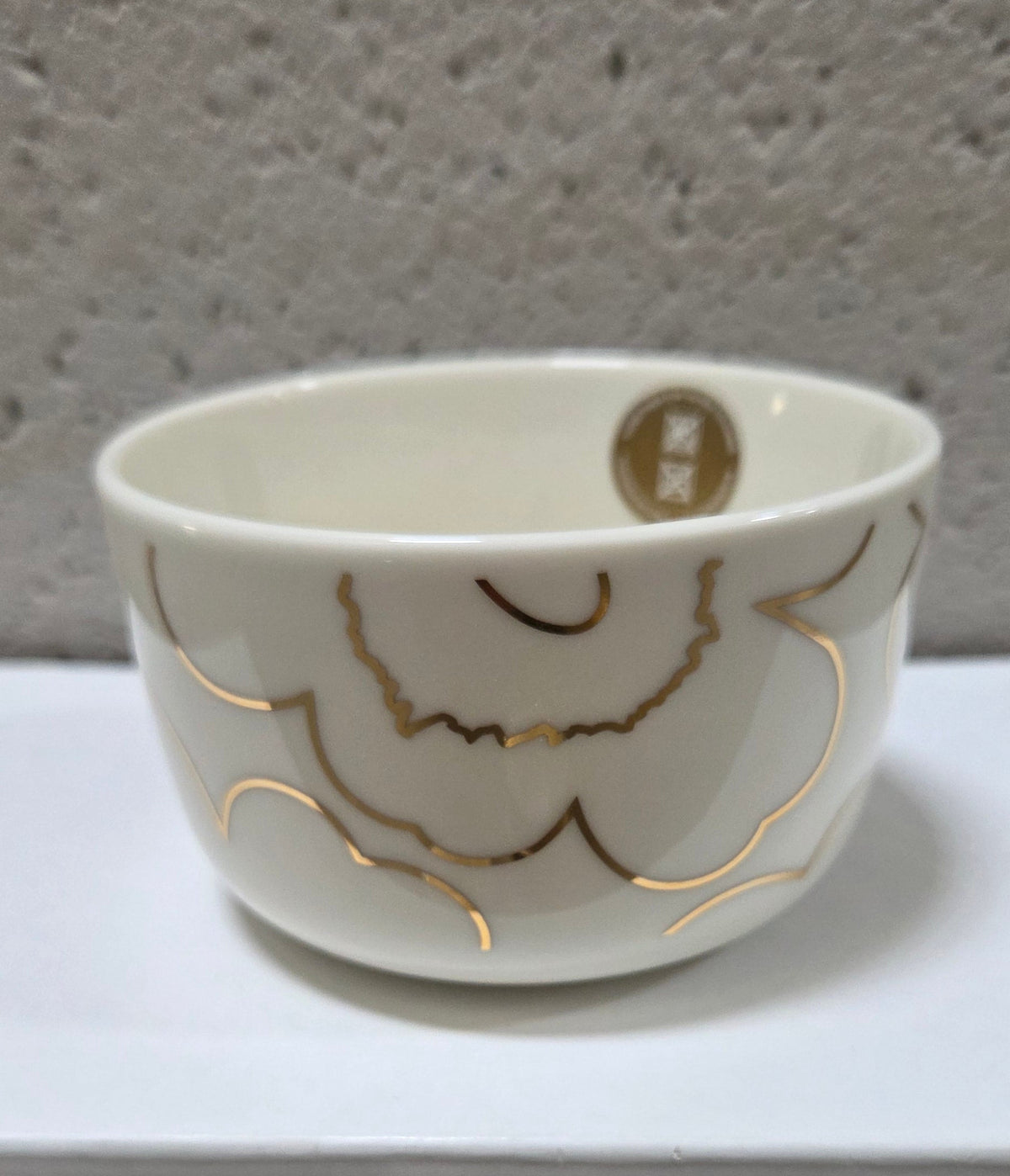 Oiva / Piirto Unikko Kulho 2,5 Dl, 2 Kpl bowl white gold — Studio Pazo