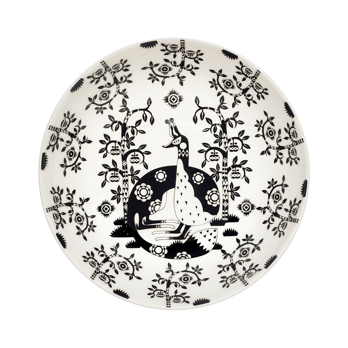Taika deep plate 22 cm / coupe bowl 9" Black — Studio Pazo