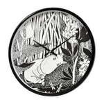 Moomin wall clock Moomintroll dreaming — Studio Pazo