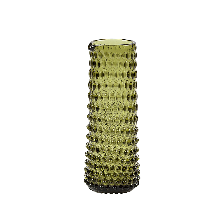 Danish Summer Water Carafe/ Vase -Olive Green — Studio Pazo