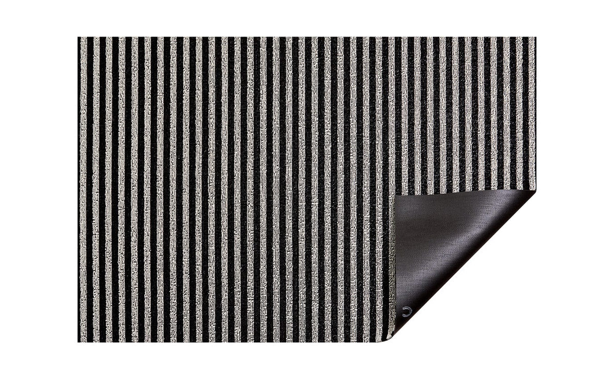 Shag Door Mat Breton Stripe -Tuxedo 18"x28" — Studio Pazo