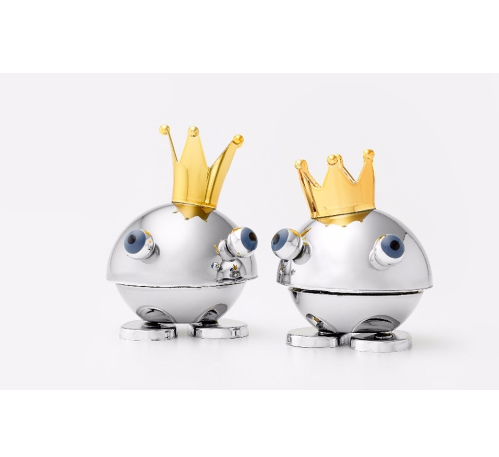 Hoptimist Small Frog Princess chrome (one frog) — Studio Pazo